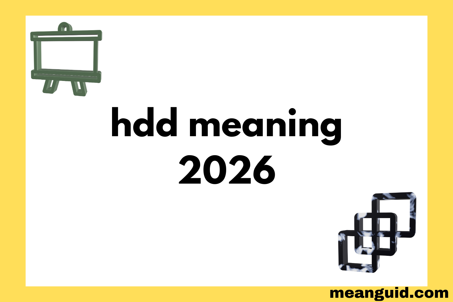 HDD Meaning Explained Clearly What HDD Is How It Works 2026