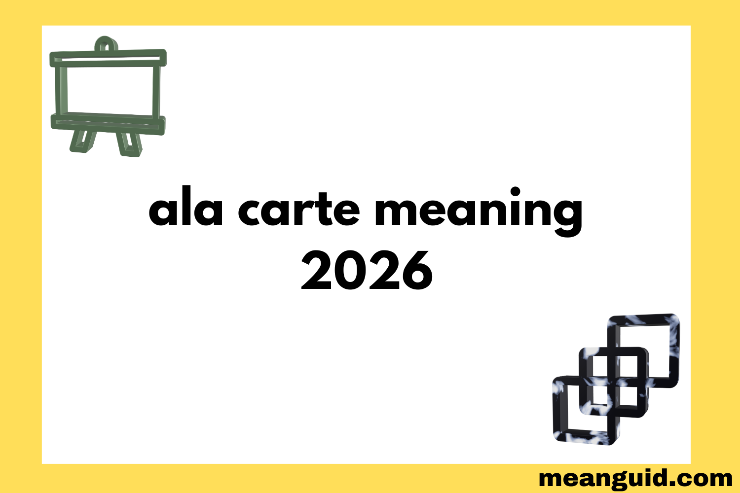Ala Carte Meaning History Examples and Common 2026