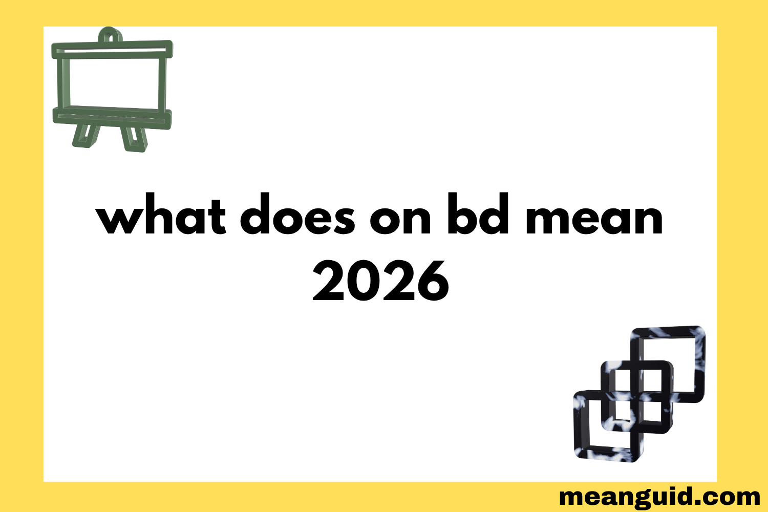 What Does on bd Mean in Text Real Meaning Examples 2026